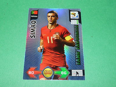 SIMÃO PORTUGAL PANINI FOOTBALL FIFA WORLD CUP 2010 CARD ADRENALYN XL | eBay
