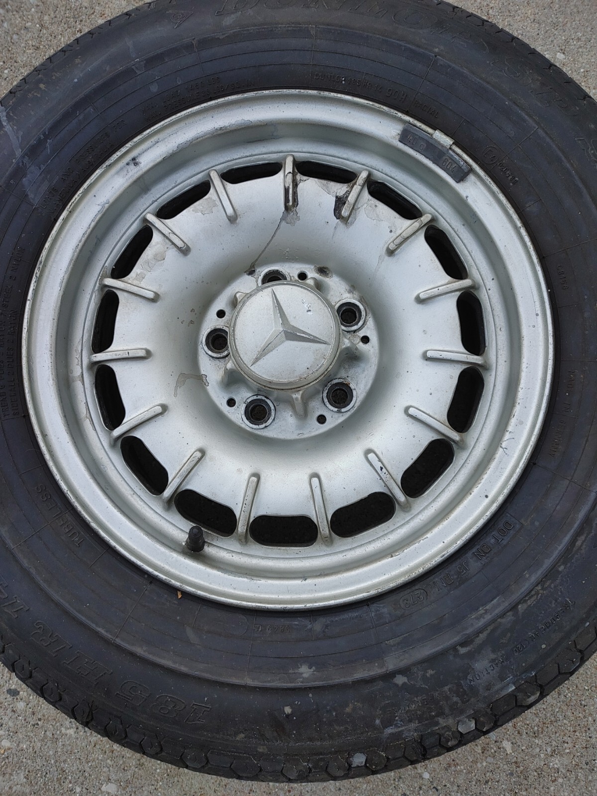 14'' 6J Barock Bundt wheel for Mercedes W108 W109 W110 with defects ...