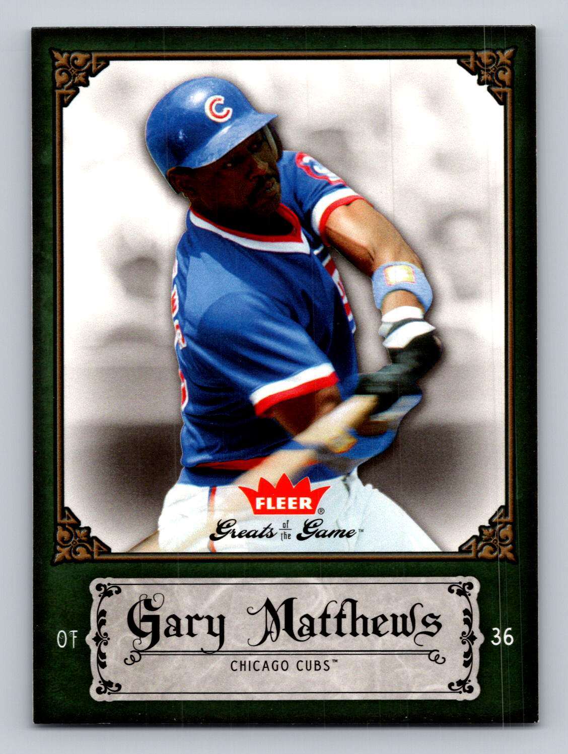 2006 Fleer Greats of the Game #41 Gary Matthews Cubs | eBay