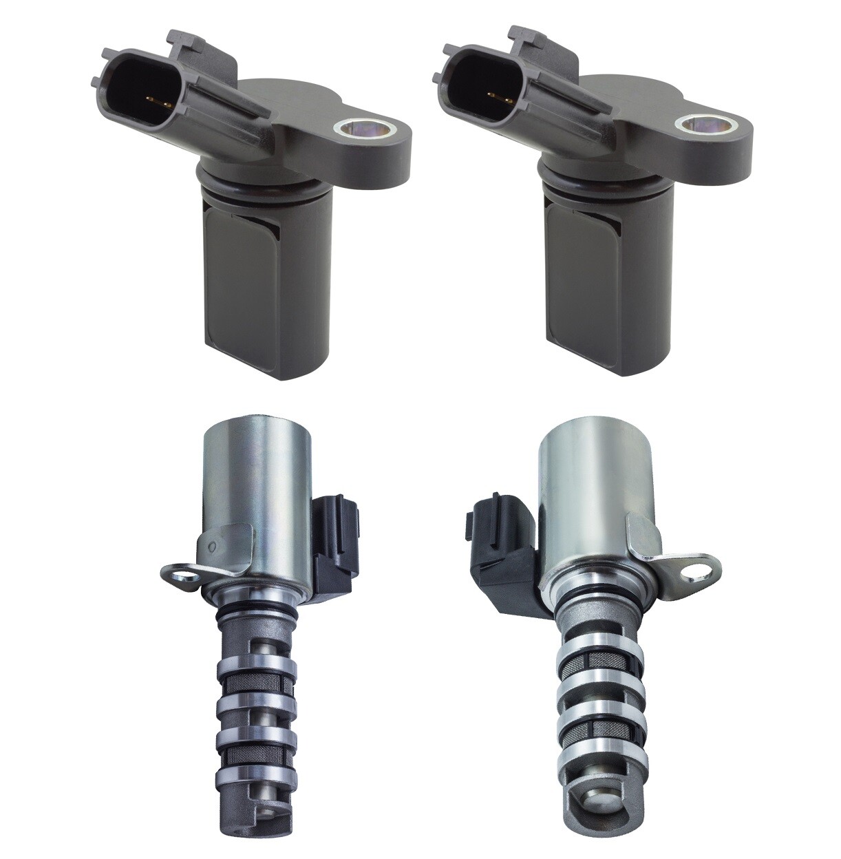 Hitachi Engine VVT Solenoid & Camshaft Crankshaft Sensor Kit For ...