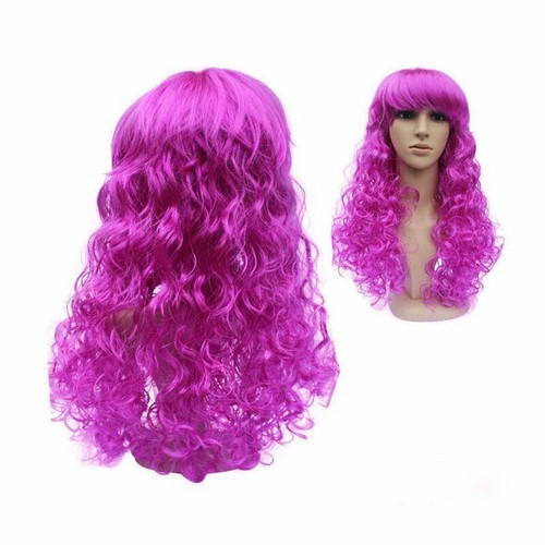 FANCY SEXY FULL PARTY WIGS LONG WOMEN'S LADIES COSPLAY WIG CURLY ...