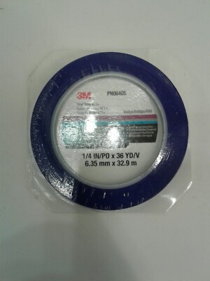 3M 06405 Indigo Vinyl Tape 471+ 1/4" x 36yds Qty 1 Roll | eBay