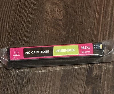 Greenbox Ink Cartridge 981XL Magenta New Sealed | eBay