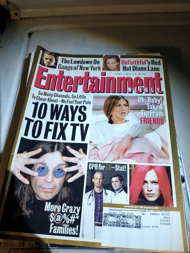 Entertainment Weekly Magazine #655 May 24, 2002 10 Ways to Fix TV | eBay