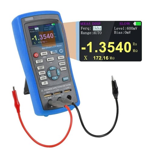 Handheld LCR Digital Bridge Meter DCR Resistance Capacitance Tester ...