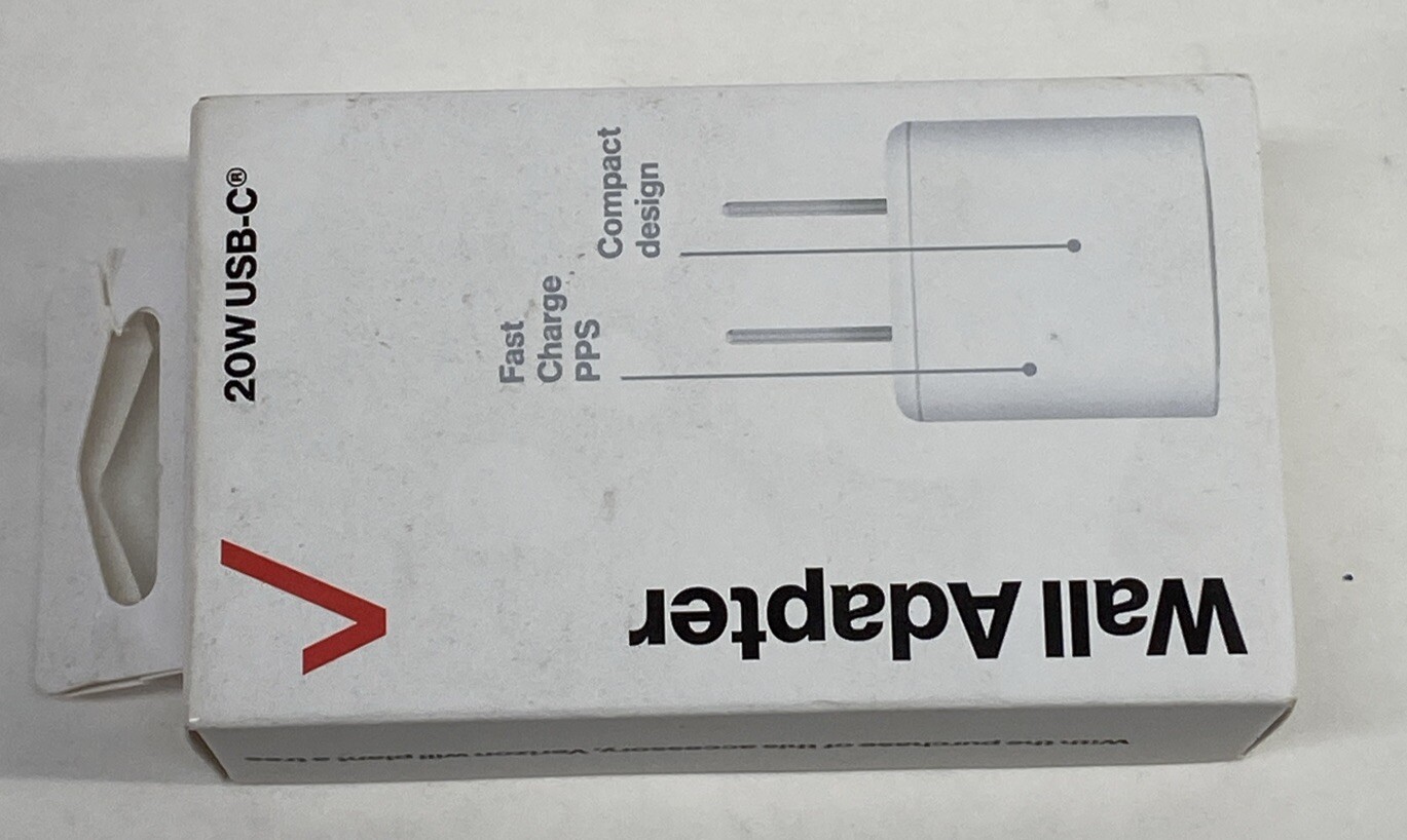Verizon Wall Adapter USB-C Port White 20W VZW22-1087 for sale online | eBay