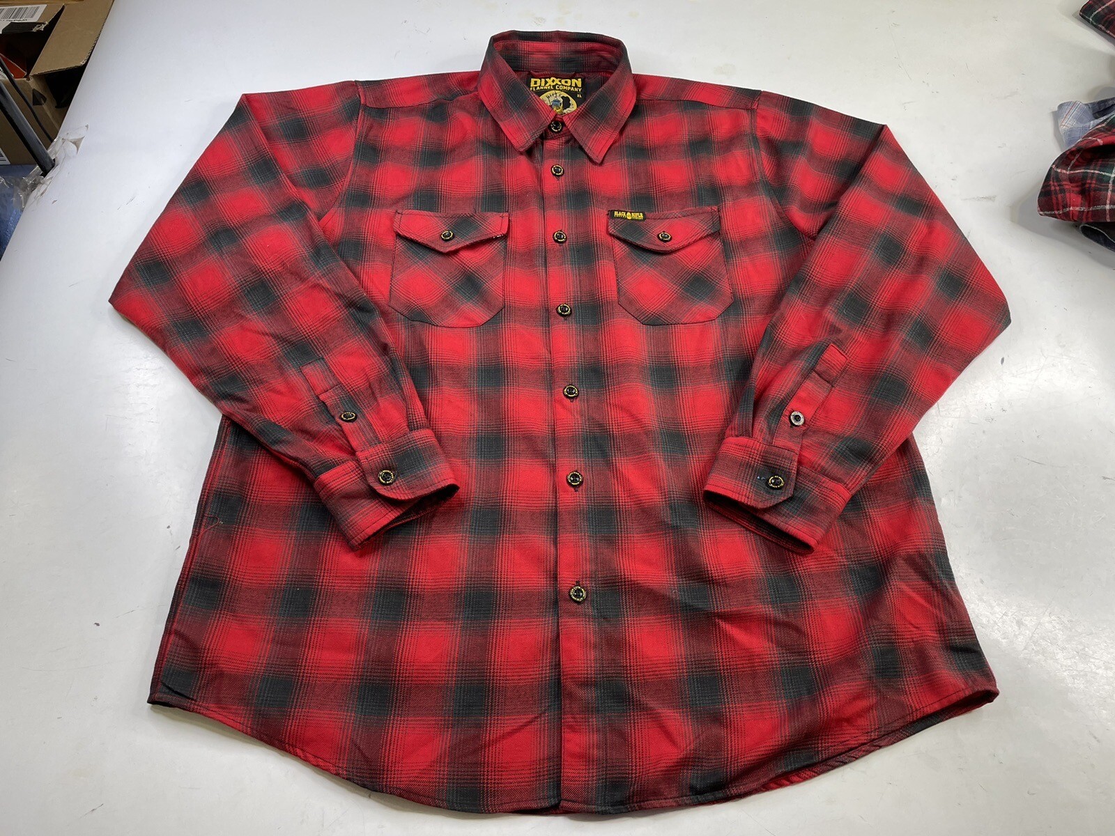 DIXXON Black Rifle Coffee Fireside Plaid Flannel Shir… - Gem