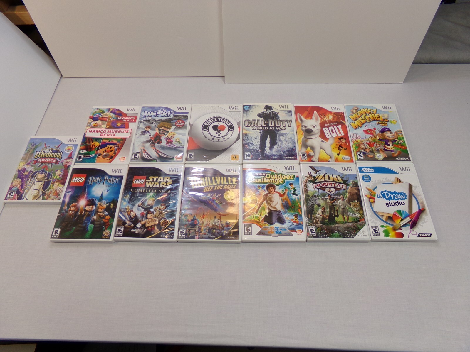13 Wii Complete Wii Games - Star Wars, Medieval Games, We Ski, etc.Free ...