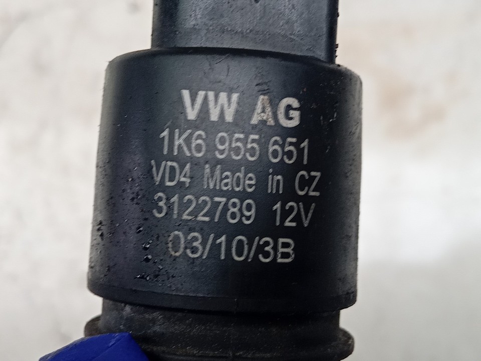 VOLKSWAGEN POLO S 2009-14 WINDSCREEN WASHER BOTTLE PUMP 1K6955651 (Y105 ...
