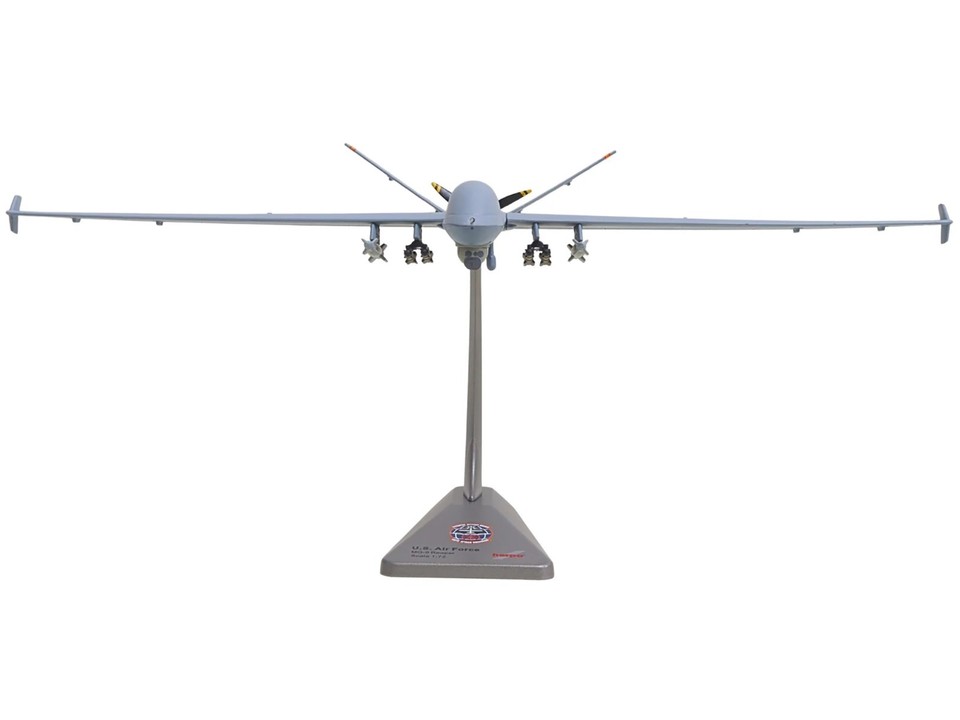 GENERAL ATOMICS MQ-9A REAPER UAV "NY ANG" USAF 1/72 DIECAST BY HERPA ...