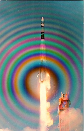 Between Titusville & Melbourne FL : NASA CARD - KENNEDY SPACE CENTER j ...