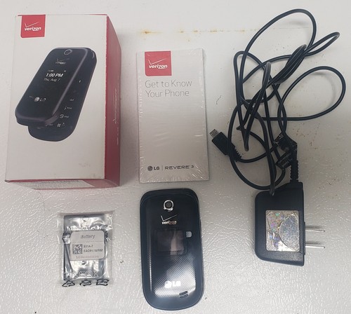 LG VN170 Revere 3 Verizon Flip Cell Phone 256 MB (Complete) | eBay