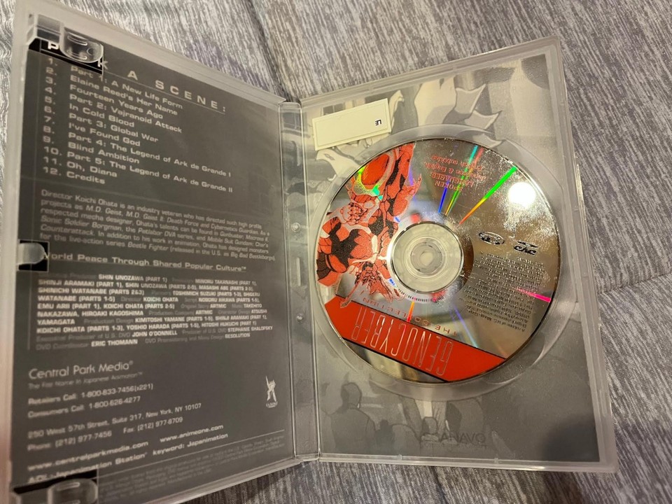 Genocyber: The Collection (DVD, 2000) out of print anime 719987200722| eBay