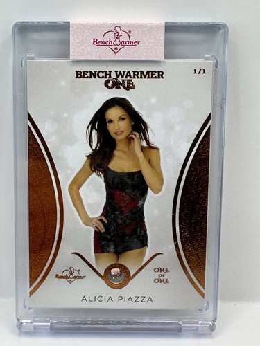2023 Benchwarmer One Alicia Piazza Encased Gem Relic Bronze Foil #1/1 ...