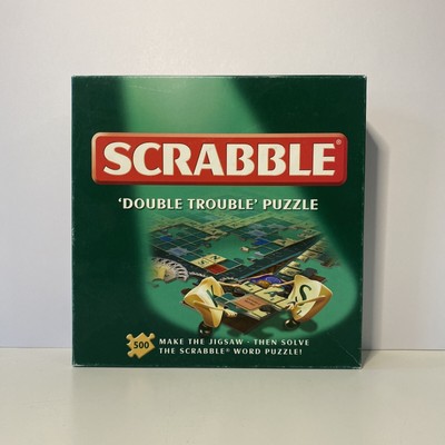 Scrabble Board Double Trouble Puzzle Game Kids Adults Educational Interactive | eBay