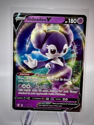 Pokémon TCG Indeedee V Shining Fates 039/072 Holo Ultra Rare | eBay