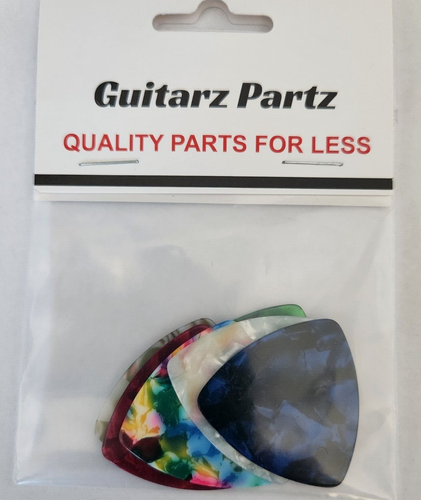 346 Unprinted Assortment Medium Guitar Picks Triangle .71mm Celluloid ...