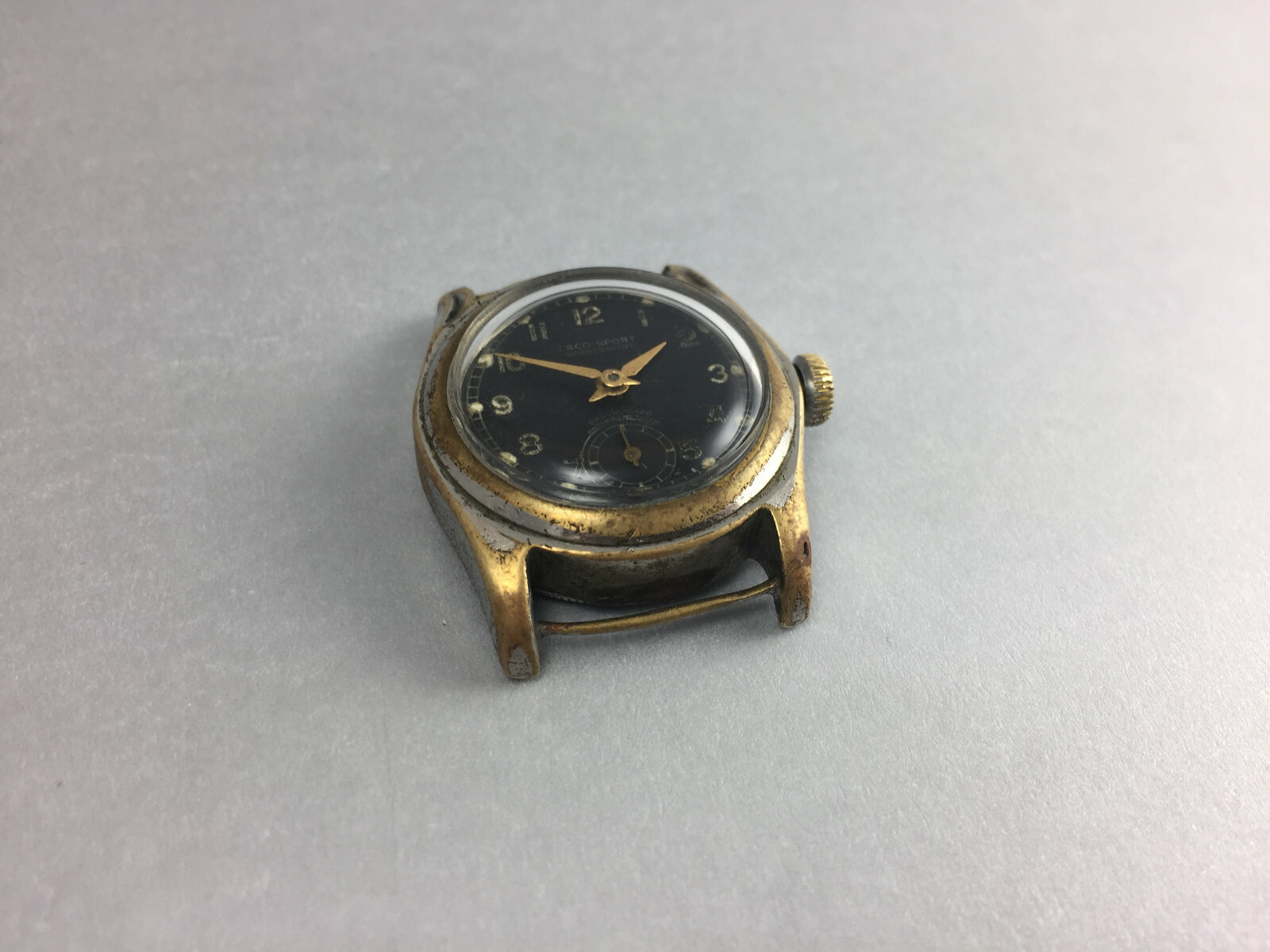 LACO SPORT Cal. 526 (Durove 410) Vintage German Military Style Watch ca ...