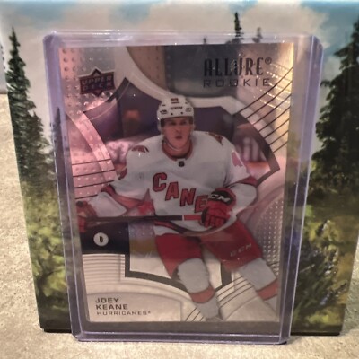 2021-22 Upper Deck Allure Joey Keane RC #112 NHL Shield 2005 Carolina ...