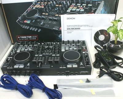 DENON DN-MC6000 4ch DJ Controller Mixer Traktor Virtual 4-Channel Black ...