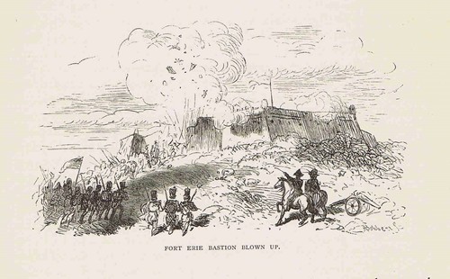 Siege of Fort Erie-Explosion of Bastion-War of 1812 - 1878 Page of ...