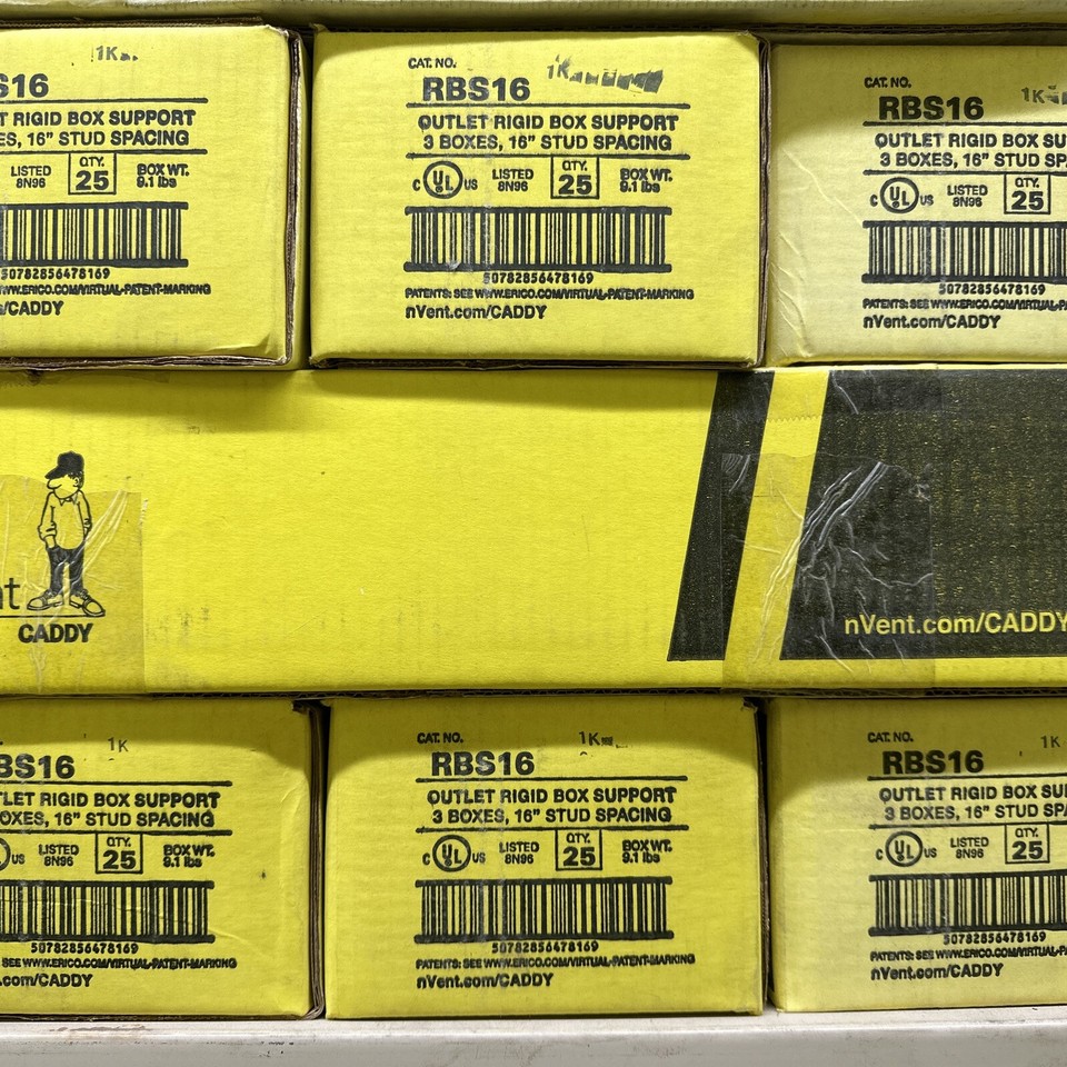 ⚡️(QTY 25) Erico Caddy RBS16 Outlet Box Mounting Bracket 16" Stud ...