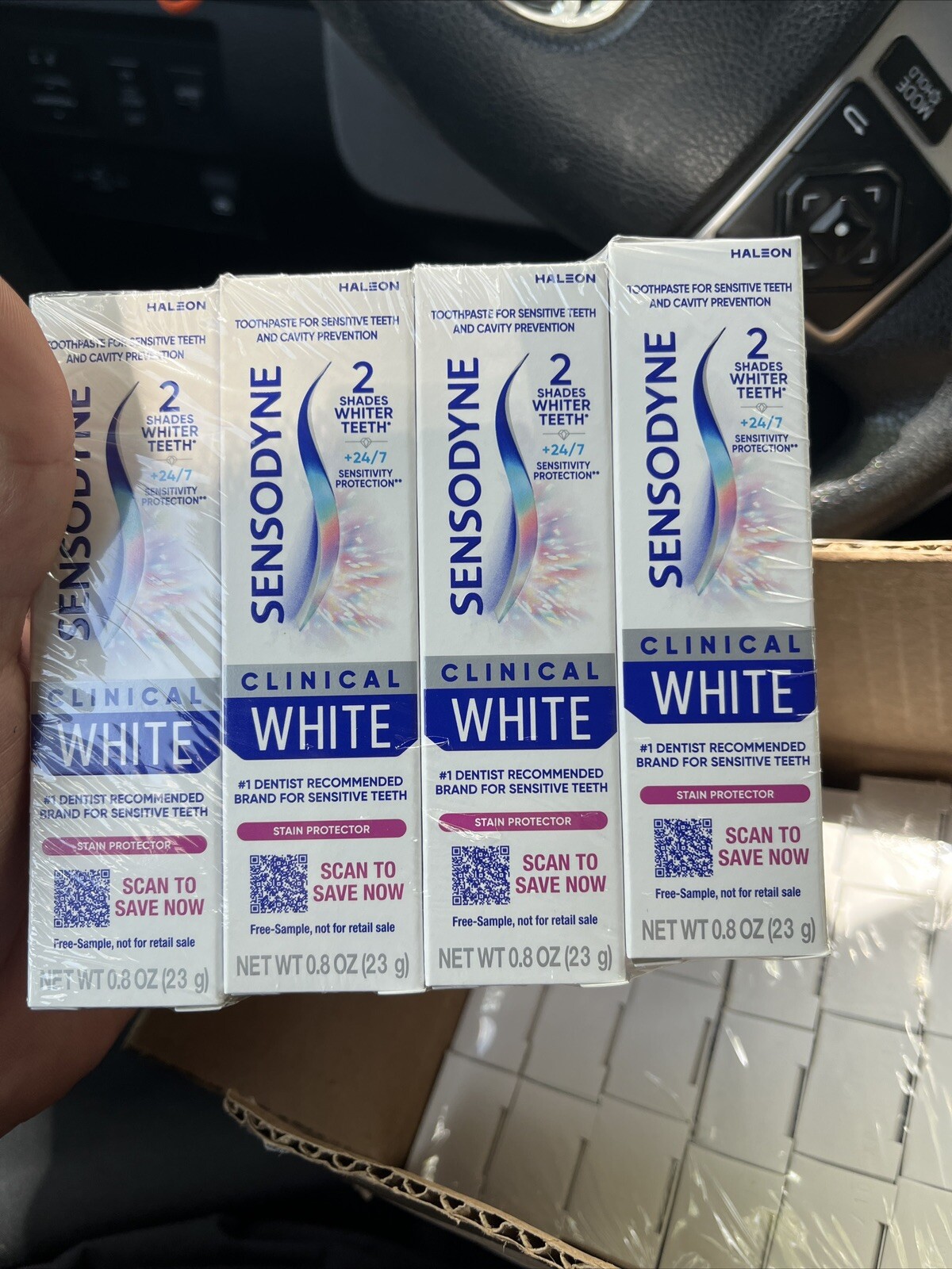 Sensodyne Whitening Toothpaste sensitive teeth and cavity protect 36 In ...