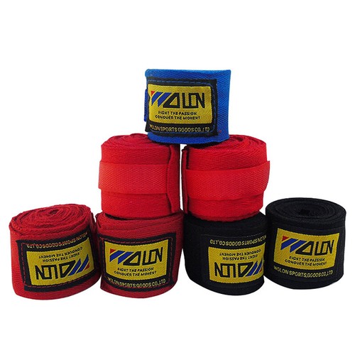 1 Pair Cotton Kick Boxing Wraps Bandage Men Sanda Taekwondo Muay Thai ...