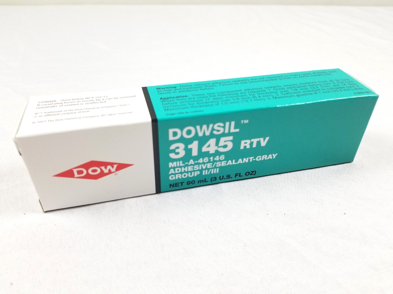 Dow Dowsil 3145 RTV Clear Silicone Adhesive 3 Oz Tube Mil-A-46146 for ...