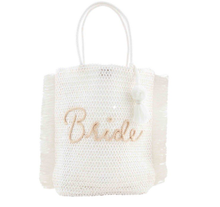 Mud Pie Bride Tote Beach Resort Classy Fun Bag | eBay