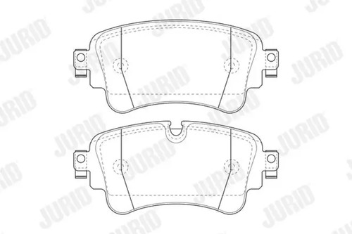 Brake pads 573629J JURID for AUDI VW for sale online | eBay UK