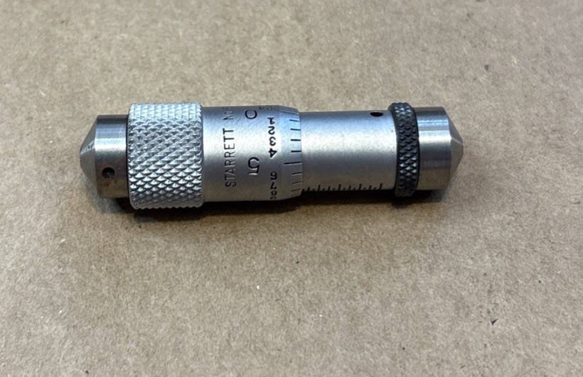 Starrett Inside Micrometer Set No. 823AZ w/ Box & Case Machinist Tools ...