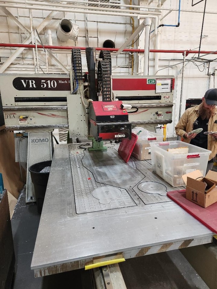 KOMO VR 510 MACH IIS SHO 5' x 10' CNC ROUTER w/ATC | eBay