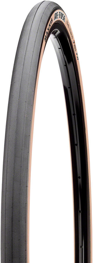 Maxxis Re-Fuse Tire - 700 x 32, Tubeless, Folding, Black/Dark Tan, Dual ...