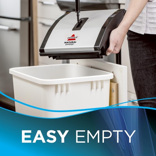 Bissell Natural Sweep Carpet & Floor Manual Light Sweeper Dual Rotating ...