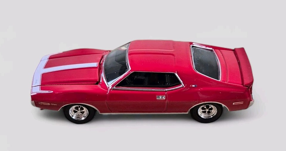 1971 AMC JAVELIN AMX Diorama Collectible DieCast Model Car 1:64 Red ...