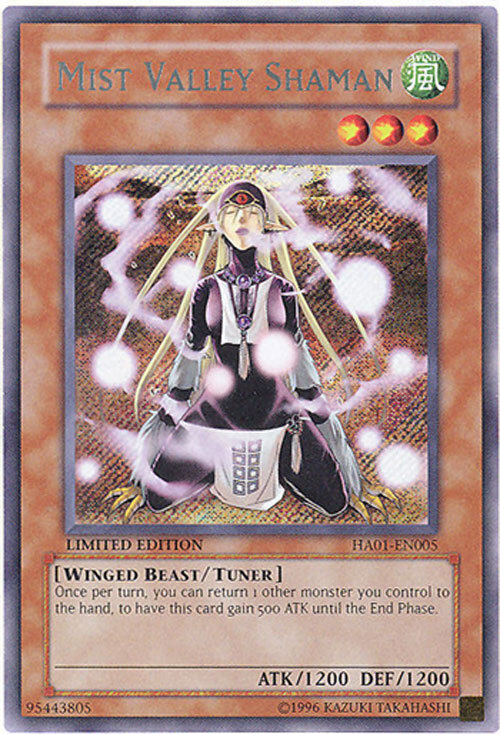 Yu-Gi-Oh Card - HA01-EN005 - MIST VALLEY SHAMAN (secret rare holo) - NM | eBay