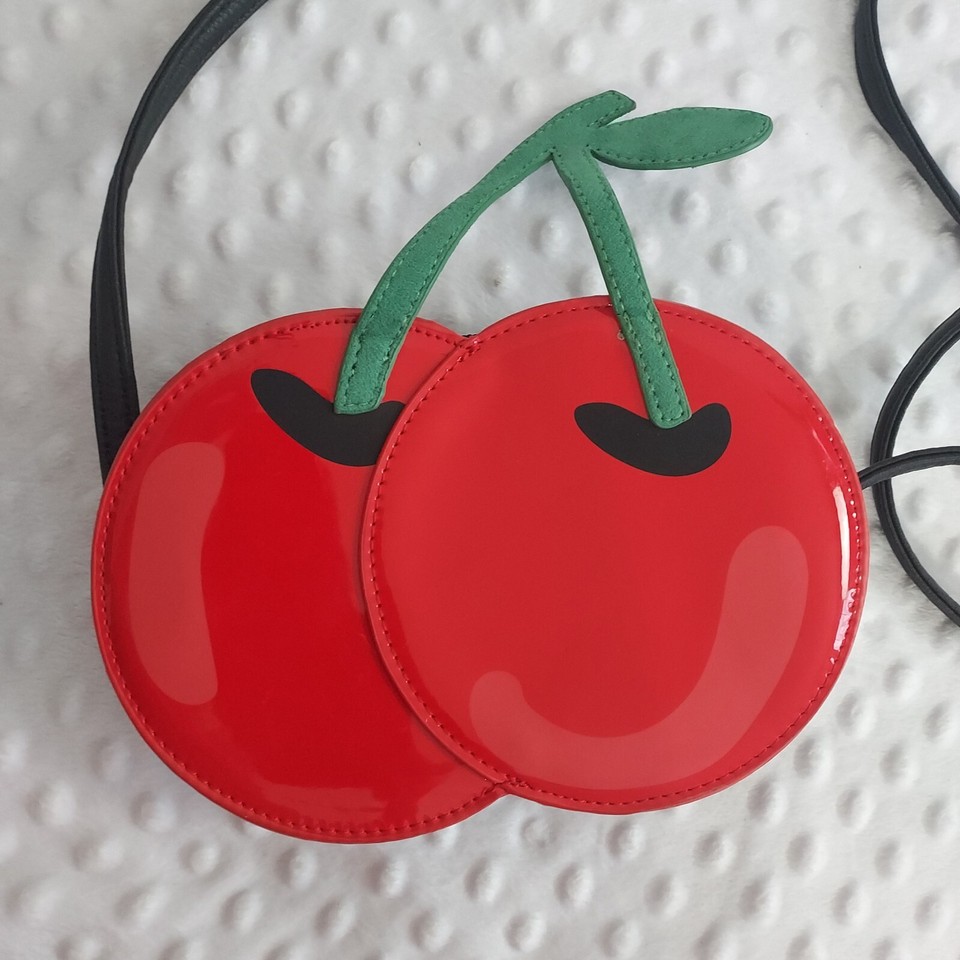 Rockabily Cherry Purse Patent Faux Leather Bing Cherries Fashion ...