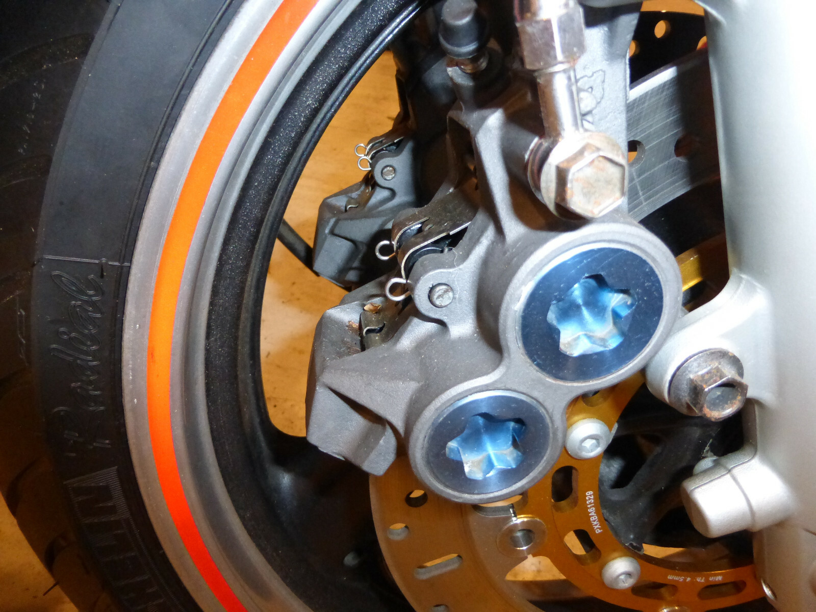 Brake Pad Caliper Retaining Pins R CLIPS STAINLESS STEEL 1mm 1.2mm 1 ...