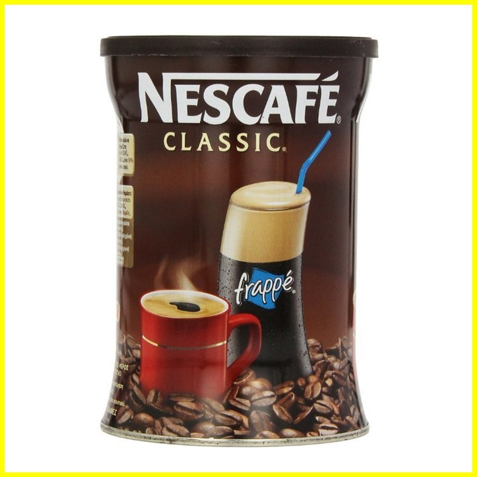 Nescafe Classic Instant Coffee Hot or Cold Greek Frappe - 3 Packs of ...
