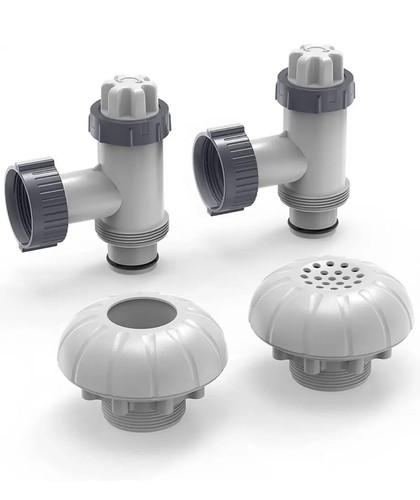 POOLHACKER Above Ground Pool Inlet and Outlet Ports Replacement Part ...