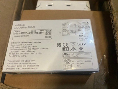 eldoLED ECOdrive 361/S Constant Current LED Driver / EC0361S3 /801 ...