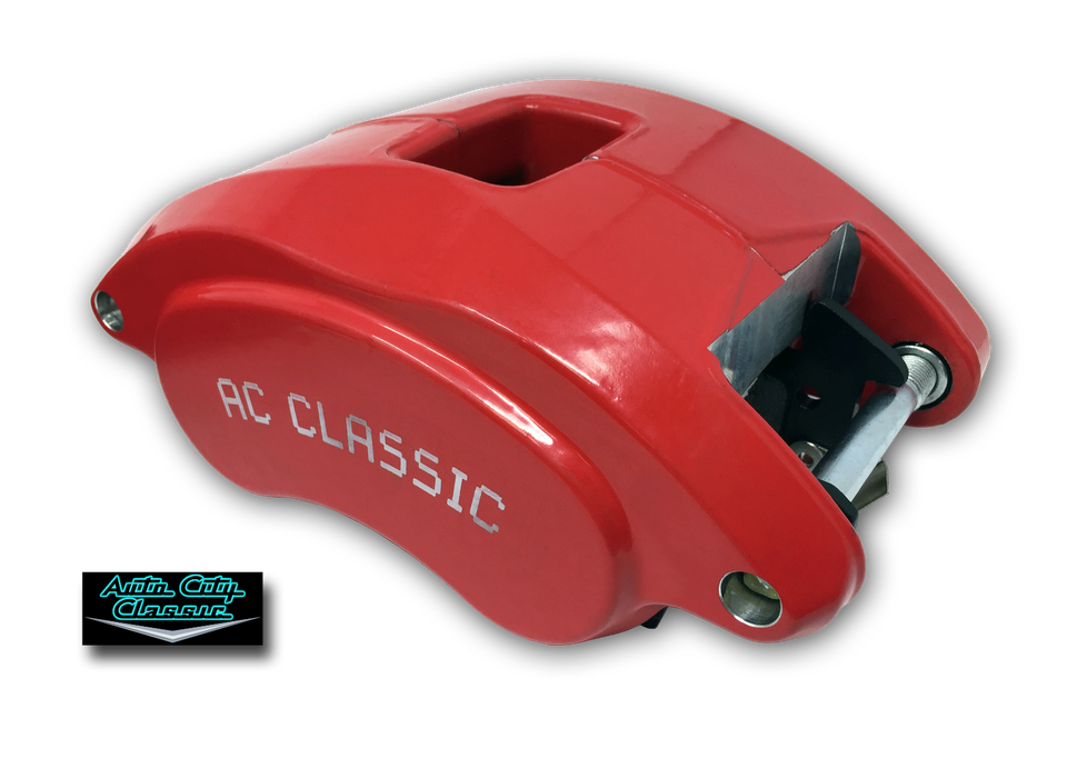 loaded brake calipers 4039 4040 d52 pad twin dual piston caliper red | eBay