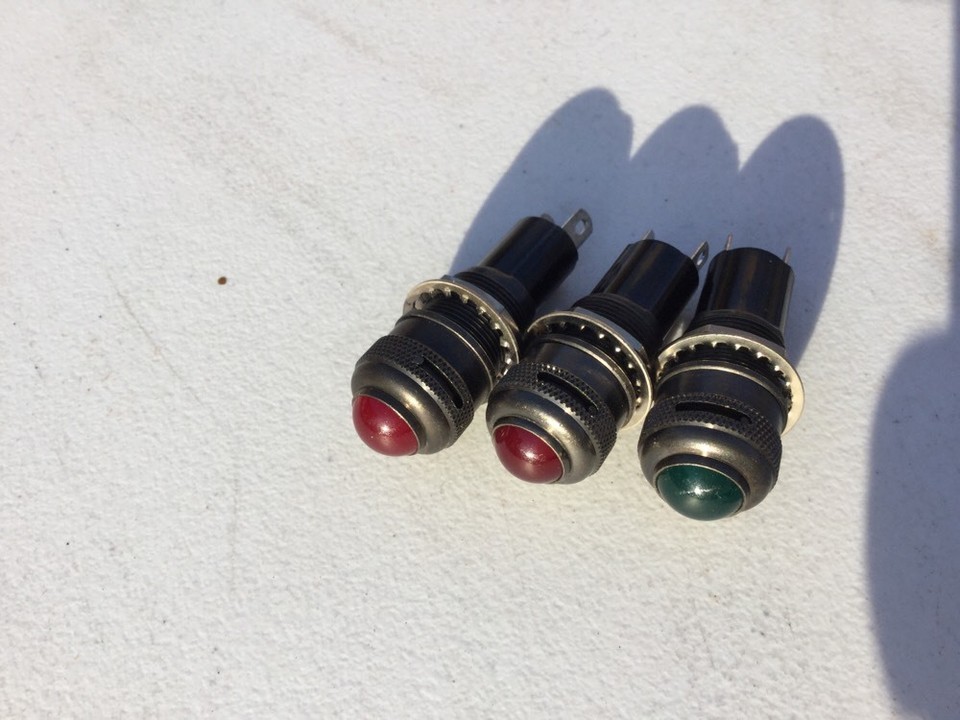 DASH INSTRUMENT PANEL LIGHT X3 RAT HOT WARBIRD ROD SCTA MILITARY ...