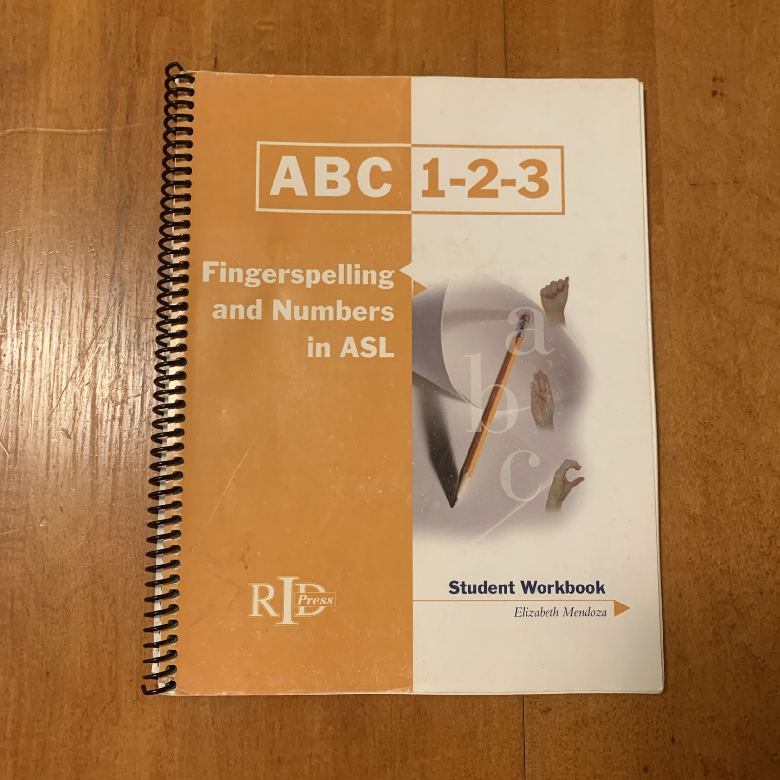 ABC-123 Fingerspelling and Numbering in ASL (Student Workbook) by ...