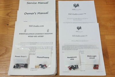 Soundcraftsmen SP-4002 pre-amp restoration repair upgrade kit capacitor ...