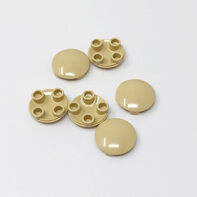 2654 LEGO Part Plate Round 2x2 w/ Rounded Bottom Boat Stud TAN (6) | eBay