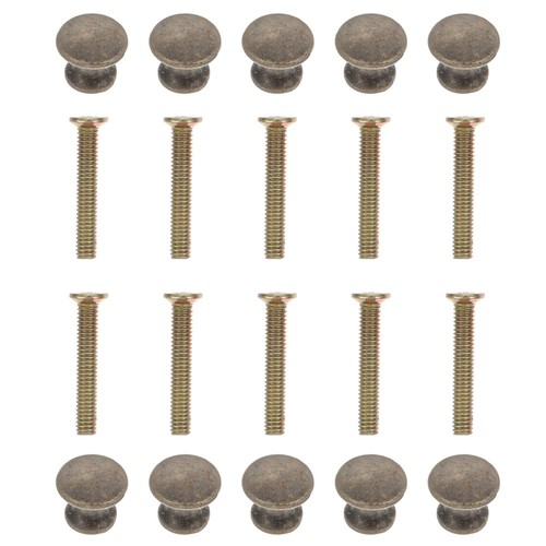 20 Sets Mushroom Head Handle Accessories Round Knob Tiny Hardware | eBay