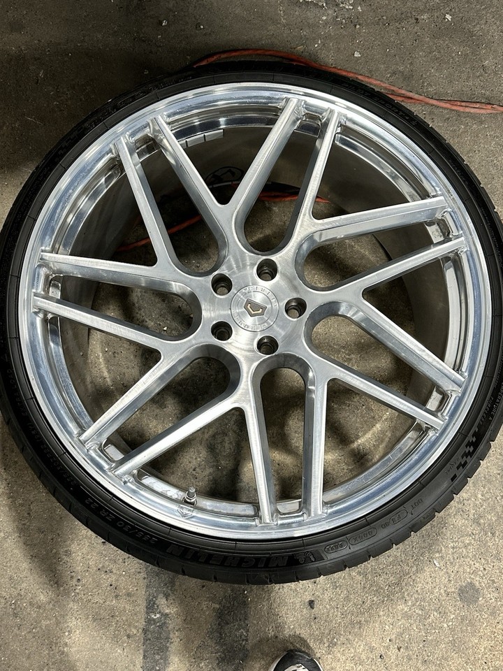 VOSSEN FORGED 22x9.5 22x11 Wheels & Michelin Tires SET Mercedes Benz ...