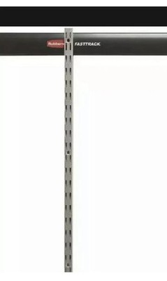 Rubbermaid FastTrack Garage Storage System Upright Rail, 25" GRAY | eBay